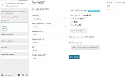 WordPress Frontend Style Customizer For WP User Frontend WeDevs