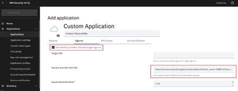 Integration Between IBM Security Verify IBM Instana Observability To Achieve SSO Using SAML