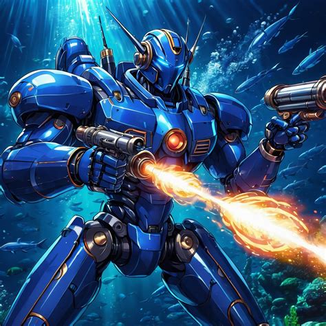 Underwater Torpedo Robot Stable Diffusion Online