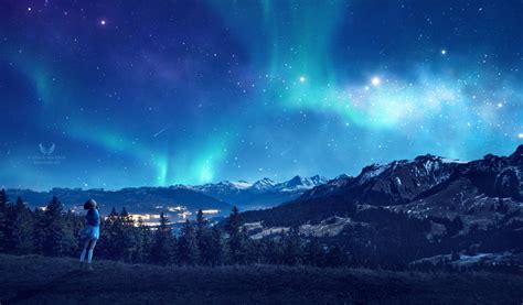 1024x600 Looking At The Stars 1024x600 Resolution Wallpaper Hd Fantasy