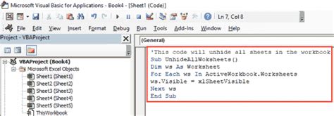 How To Hide A Worksheet In Excel That Can Not Be Unhidden