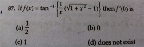 Maths Differentiation Question Sarthaks Econnect Largest Online Education Community