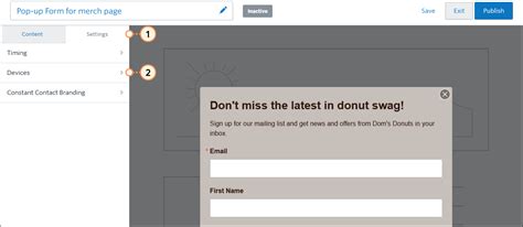 Create A Pop Up Contact Sign Up Form For Your Website