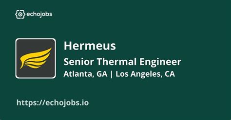 Hermeus Is Hiring Senior Thermal Engineer Atlanta Ga Python Ratltechjobs