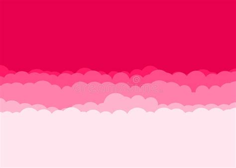 Abstract Color Clouds Sky Generative Art Background Illustration Stock