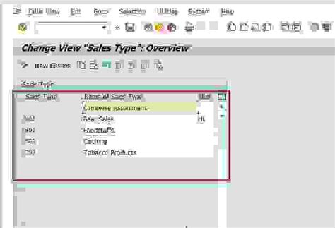 Define Sales Type In Sap