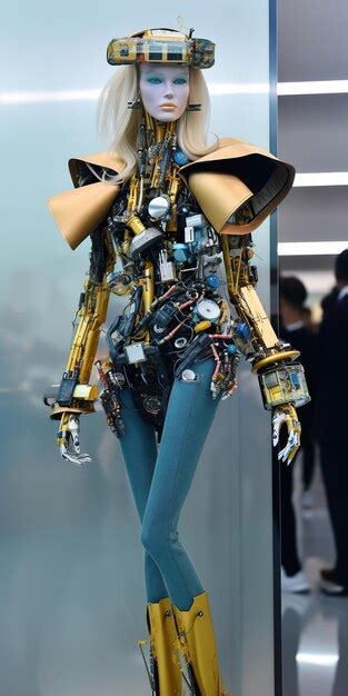 Premium Ai Image Ai Generated Illustrution Robot Cycorg And Modern