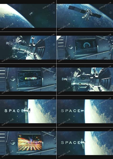 浩瀚宇宙中的地球与卫星logo图像开场动画ae模板ae模板新cg儿newcger 浩瀚宇宙中的地球与卫星logo图像开场动画ae模板ae模板新cg儿newcger