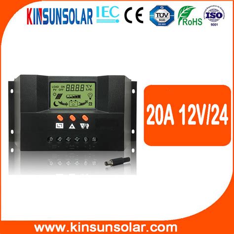 12V 24V 20A PWM Solar Charge Controller Solar Charge Controlller And Solar Controller