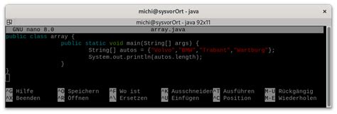 Java Array Programmieren Lernen