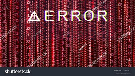 error binary code computer virus binary stock illustration 2173610011