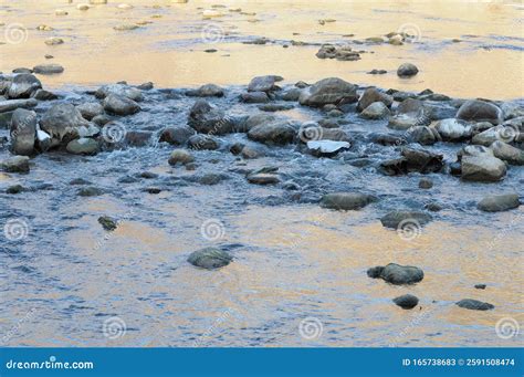 20191204 Rivers And Rocks In Yongding River Basin Stock Image Image Of December Beijing