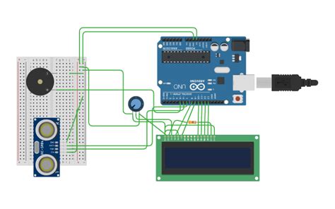 Circuit Design Sensor Mobil Tinkercad