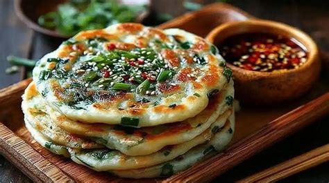 Crispy Chinese Scallion Pancakes Cong You Bing
