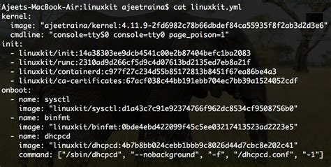 Walkthrough How To Build Your Own Customised Linuxkit Kernel Collabnix