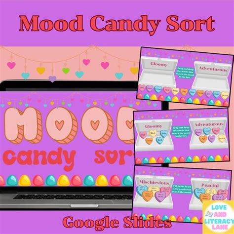 Mood Candy Sort By Love And Literacy Lane Tpt