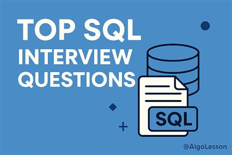 Top 50 SQL Interview Questions.