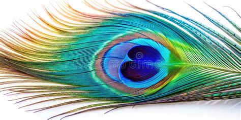 Stunning Closeup Of A Peacock Feather A Detailed Look At Avian Defense