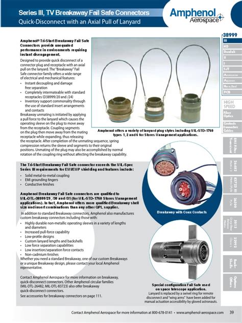 38999 Iii Lanyard Pdf