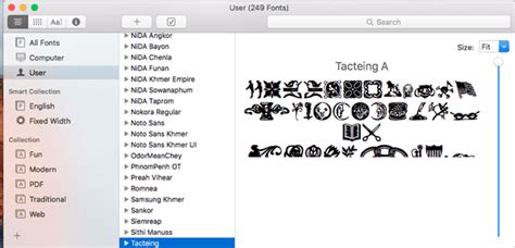 How To Install Khmer Unicode Fonts On Windows And Mac OSX Apple Computer REAN Computer