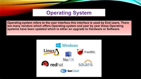 History Of Operting System Windows And A Simple Comparision Ppt