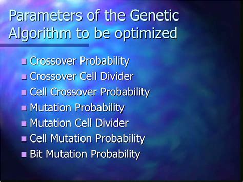 Ppt Neural Optimization Of Evolutionary Algorithm Strategy Parameters