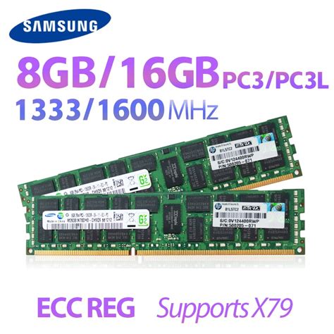 Samsung Ram 8gb 8g 16g 16gb Ddr3 Ecc Reg Server Memory Supports X79