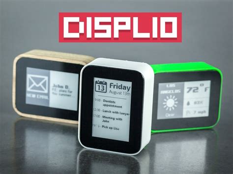 Displio Is A Tiny E Ink Display That Runs Programmable Widgets