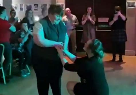 Cute Lesbian Couple Surprises Each Other By Proposing At The Same Time