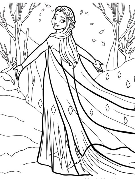 30 безплатни Pdf страници за оцветяване от Замръзналото кралство ️🎨