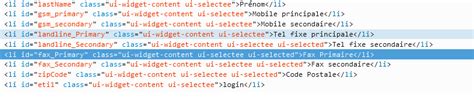 Ajax Get Id Of Selected Items In Ul In Jquery Stack Overflow