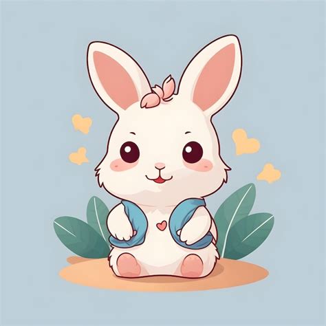 Premium Ai Image Cute Bunny