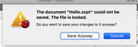Macos Is It Possible For An AppleScript Scpt File To Retain A Custom