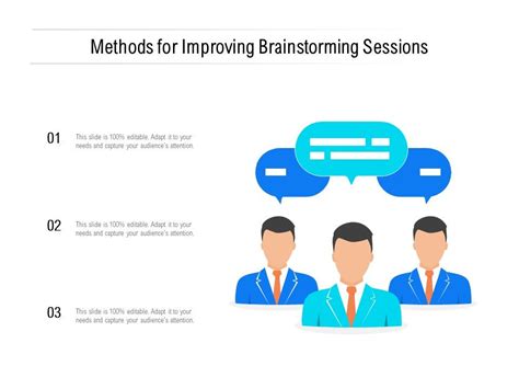 Methods For Improving Brainstorming Sessions Ppt Powerpoint Presentation File Example