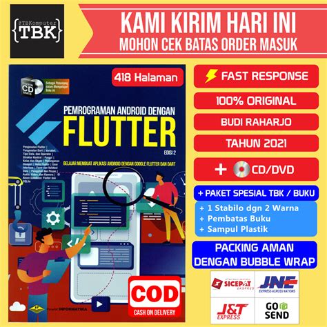 Jual Buku Pemrograman Android Dengan Flutter Membuat Aplikasi Android