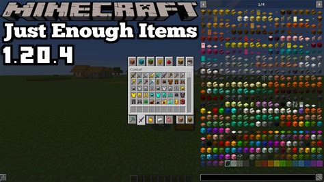 Just Enough Items Mod Update Minecraft 1 20 4 Mod Showcase Youtube