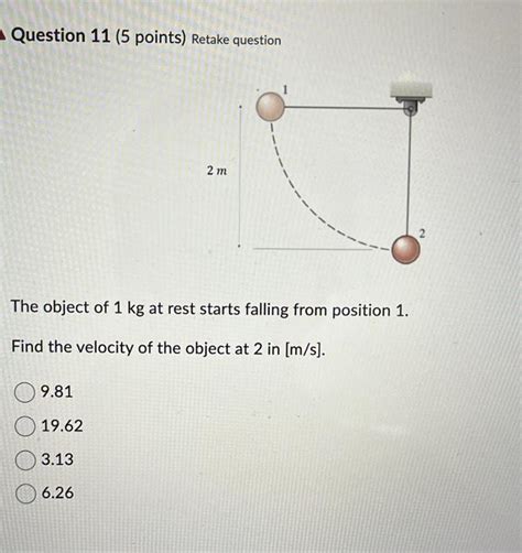 Solved Question Points Retake Question The Object Of Chegg