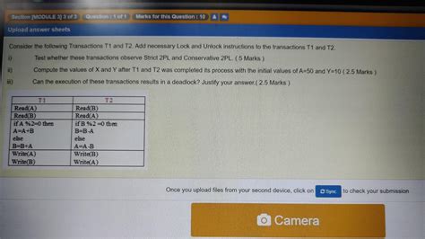 Solved Section MODULE 3 3 Of 3 Question 1 Of 1 Marks For Chegg