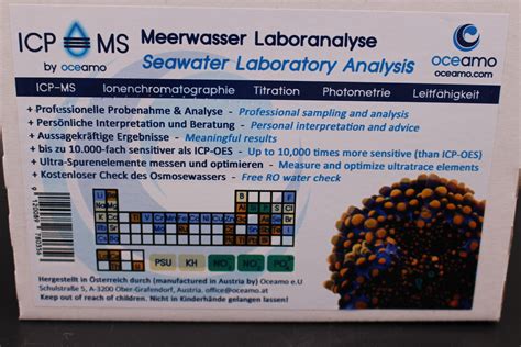 Oceamo Icp Ms Seawater Analysis Cultured By Science