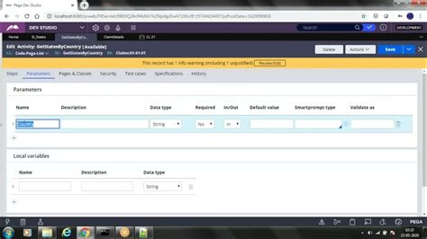 Pega Tutorials For Beginners Parameterized Data Pages Youtube