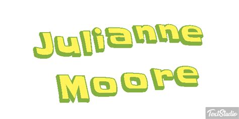 Julianne Moore Celebrity Animated  Logo Designs