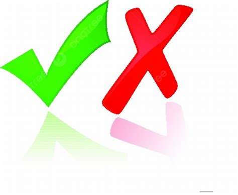 확인 표시 및 X 표 검사 승인 Png 일러스트 및 벡터 에 대한 무료 다운로드 Pngtree