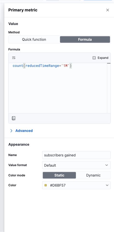 Kibana Metric Plot With Dynamic Text Based On The Data Kibana Discuss The Elastic Stack