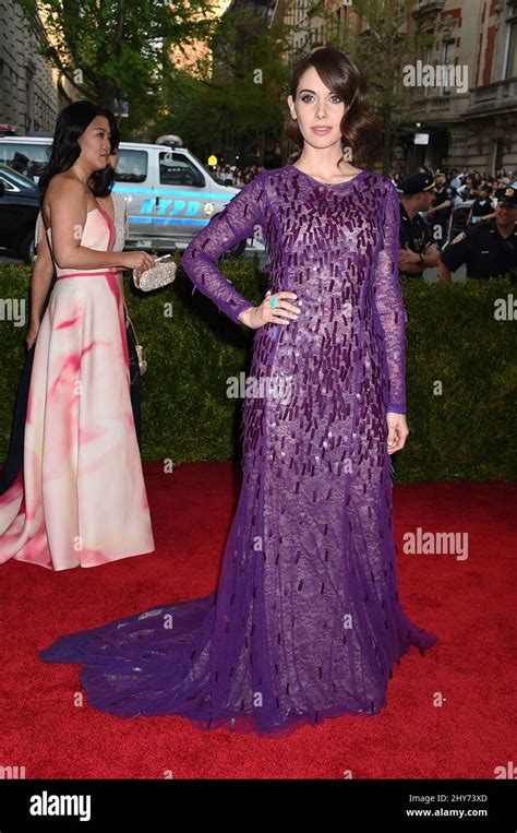 Alison Brie Attending The Metropolitan Museum Of Art Met Gala In New