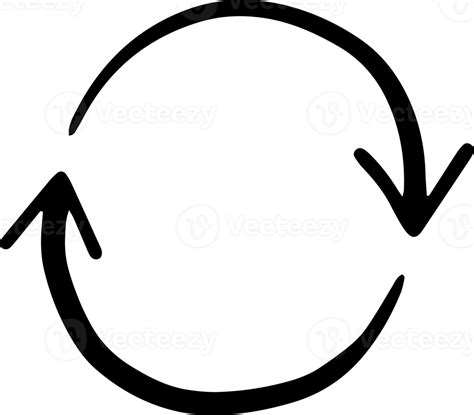 Abstract Directional Arrow Reloading Arrow Sign 49769737 Png