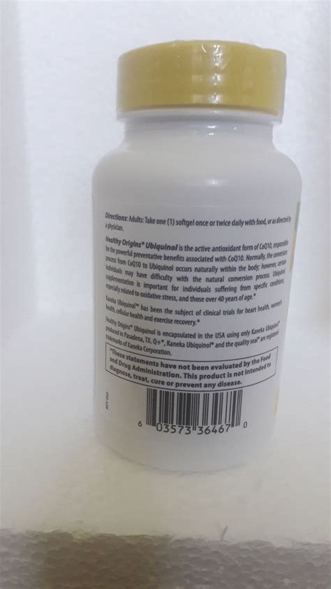 Ubiquinol 100mg 60 Softgels