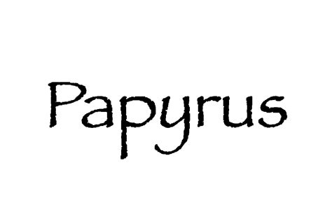 Why Papyrus Is One Of The Worlds Most Hated Fonts Hipfonts