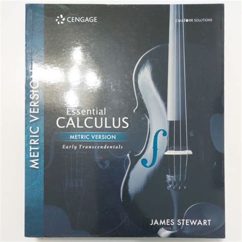 Essential Calculus Early Transcendentals Metric Version 蝦皮購物
