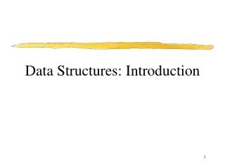 PPT Introduction To Data Structures PowerPoint Presentation Free Download ID 9538316