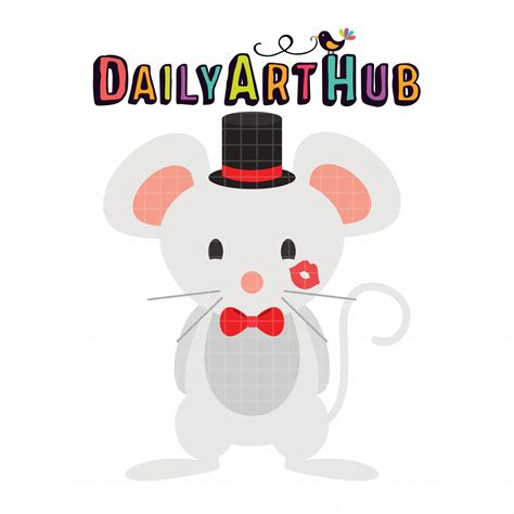 Mr Mouse Kissed Clip Art Set Daily Art Hub Graphics Alphabets And Svg